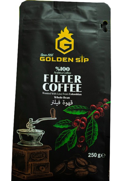 Golden Sip Çekirdek Filtre Kahve 250 gr