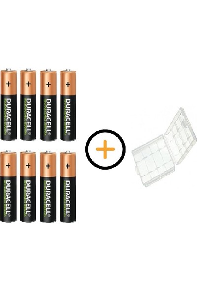 Duracell 2500 Mah Şarjlı Aa Kalem Pil 8'li + Pil Kutusu Duracell 2500 Mah Şarjlı Aa Kalem Pil 8'li + Pil Kutusu