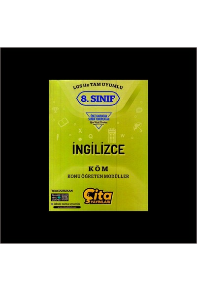 Çita Yayınları 8. Sınıf LGS Ingilizce Köm Konu Öğreten Modüller / Çita