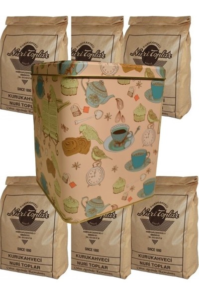Kurukahveci Nuri Toplar Türk Kahvesi 150GR. Özel Kutuda 6 Paket