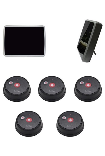 Callsys Kablosuz Personel Çağrı Sistemi 5'li Set Callsys Kablosuz Personel Çağrı Sistemi 5'li Set
