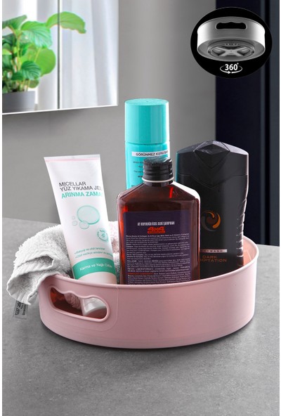 Kitchen Life 360 Derece Dönen Banyo&buzdolabı Düzenleyici Tepsi