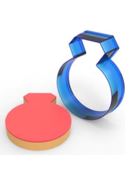 Ozi Parti Tektaş Polikarbon Kurabiye Kalıbı