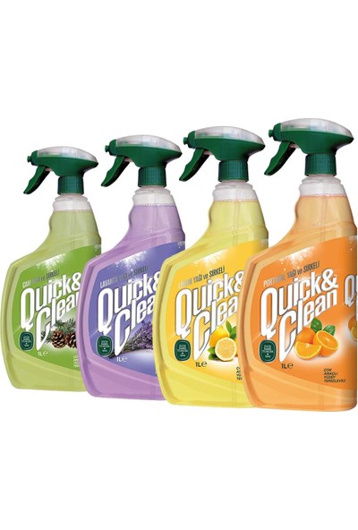 Eyüp Sabri Tuncer Quick Clean Yüzey Temizleyici 1 Lt x 4