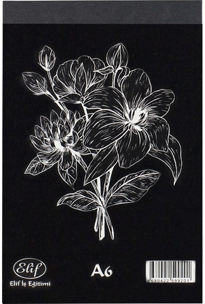 Elif İş Eğitimi Siyah Çizim Defteri - A6 - 140GR. 30 Yaprak Elif İş Eğitimi Siyah Çizim Defteri - A6 - 140GR. 30 Yaprak