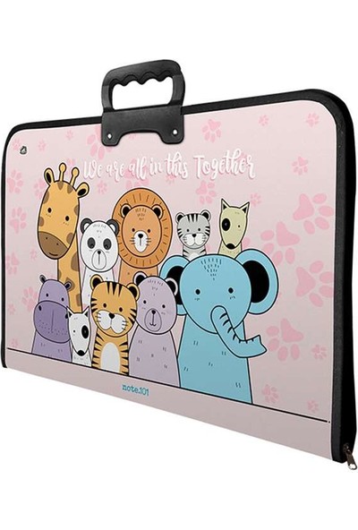 Ermap Sevimli Hayvanlar Baskılı Proje Çantası Ermap Sevimli Hayvanlar Baskılı Proje Çantası