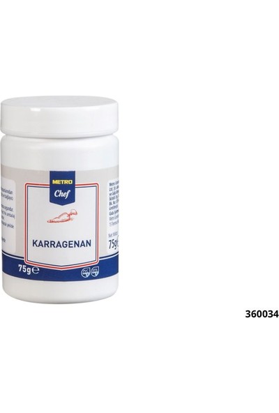 Metro Chef Karragenan 75 gr Metro Chef Karragenan 75 gr
