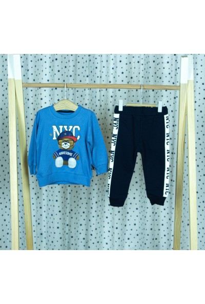 Azra Bebe Ramçocuk Ayıcık Baskılı Takım