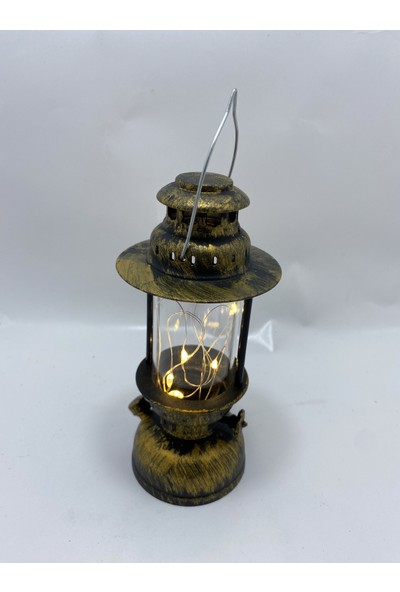 Myk Ledli Gaz Lambası Nostaljik Eskitme Fener
