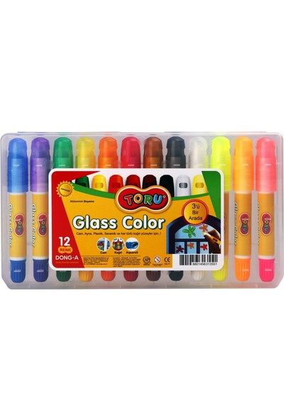 Dong-A Mum Jel Boya 12 Renk (3 Özellik Birarada) Kağıt - Cam - Fayans Dong-A Mum Jel Boya 12 Renk (3 Özellik Birarada) Kağıt - Cam - Fayans