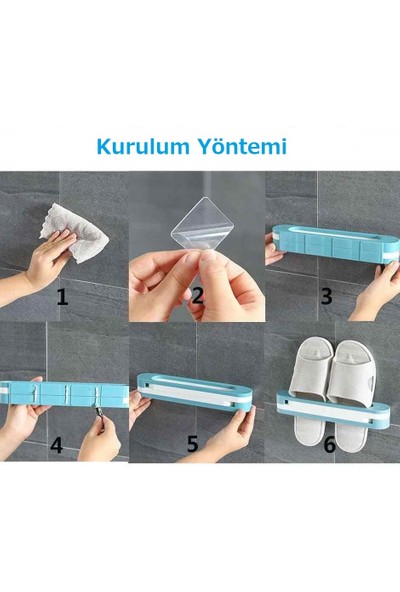 Ega Toptan Banyo Terlik Tutucu - Kapı Arkası Pratik Raf - Terlik Tutucu Ega Toptan Banyo Terlik Tutucu - Kapı Arkası Pratik Raf - Terlik Tutucu