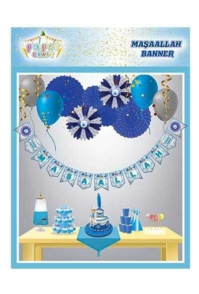 Party Gross Maşallah Banner Sünnet Yazısı 190 cm