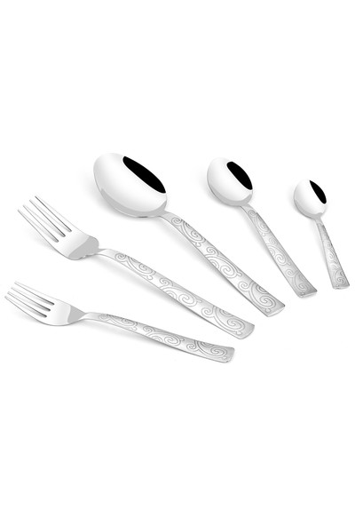 Sarmaşık 60 Parça 12 Kişilik Çatal & Kaşık Takımı