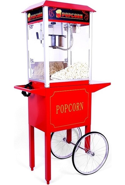 Festiva Tekerlekli Mısır Patlatma Makinesi 4 Kilo Üretim Kapasiteli Festiva Tekerlekli Mısır Patlatma Makinesi 4 Kilo Üretim Kapasiteli