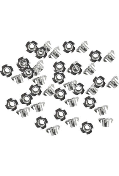 Fenteer 50 Adet Çinko Kaplama Karbon Çelik Dört Pençe T Somun Çırpılmış Dişli Ekleme M6 (Yurt Dışından) Fenteer 50 Adet Çinko Kaplama Karbon Çelik Dört Pençe T Somun Çırpılmış Dişli Ekleme M6 (Yurt Dışından)