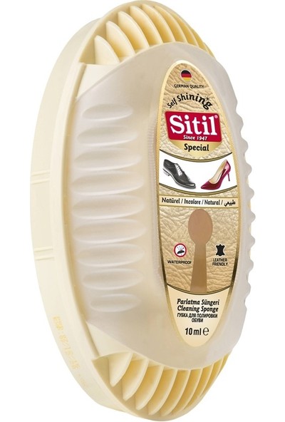 Sitil Rezarvuarlı Kutulu Parlatıcı Sünger Special Naturel