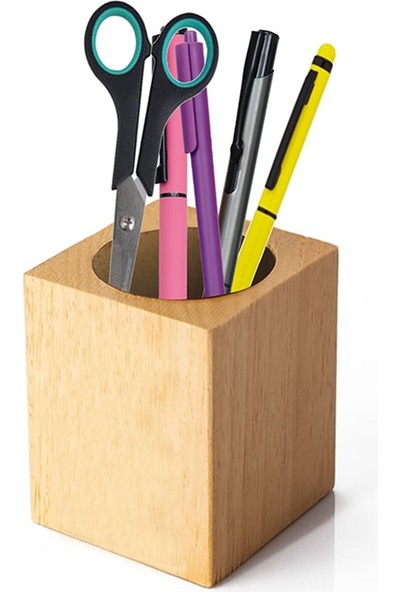 Norm Masaüstü Ahşap Kalemlik