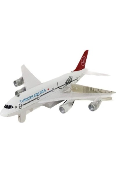 Kızılkaya Metal Çek Bırak Sesli Işıklı Uçak BJ-27CL132-5