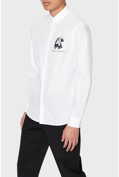 Armani Exchange Baskılı % 100 Pamuk Regular Fit Gömlek Erkek Gömlek 3LZC12 Znvmz 1100 Armani Exchange Baskılı % 100 Pamuk Regular Fit Gömlek Erkek Gömlek 3LZC12 Znvmz 1100