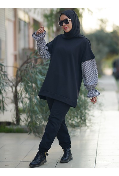 Por La Cara Tunik&pantolon Ikili Akım - Siyah - Por La Cara