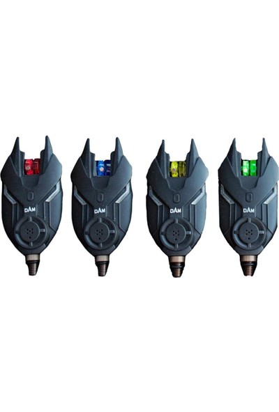 Dam Bite Alarm Tf Bite Alarm Set 4+1 Red Blue Yellow Green Dam Bite Alarm Tf Bite Alarm Set 4+1 Red Blue Yellow Green