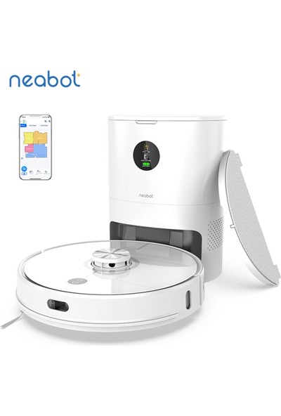 Neabot Nomo N2 Beyaz Çöp Kovalı Akıllı Robot Süpürge (Neabot Türkiye Garantili ) Neabot Nomo N2 Beyaz Çöp Kovalı Akıllı Robot Süpürge (Neabot Türkiye Garantili )