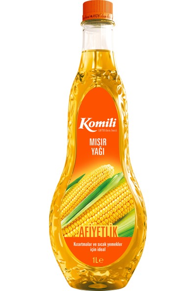 Komili Mısır Yağı 1 lt Komili Mısır Yağı 1 lt