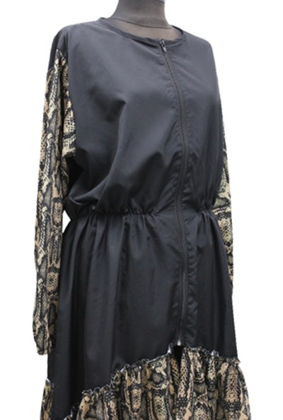 Eflin Kadın Giyim Hasema Fırfırlı Tam Kapalı Tesettür Mayo Siyah, Bone Dahil Eflin Kadın Giyim Hasema Fırfırlı Tam Kapalı Tesettür Mayo Siyah, Bone Dahil