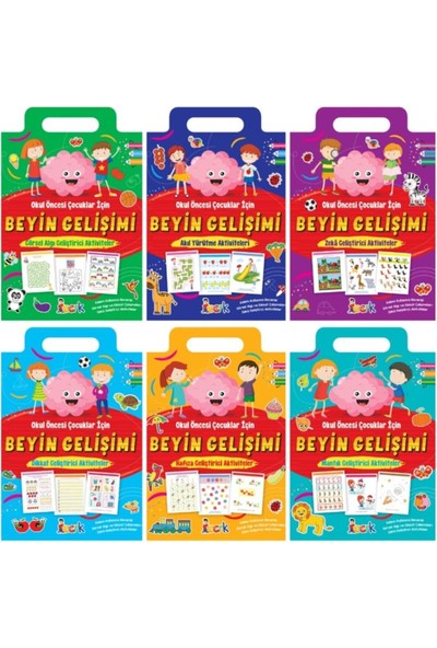 Okul Öncesi Çocuklar Için Beyin Gelişimi 6 Kitap Set - Tuba Öztürk Okul Öncesi Çocuklar Için Beyin Gelişimi 6 Kitap Set - Tuba Öztürk