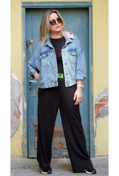 Quzu Çıkarılıabilir Kapüşonlu Kot Ceket Quzu Çıkarılıabilir Kapüşonlu Kot Ceket