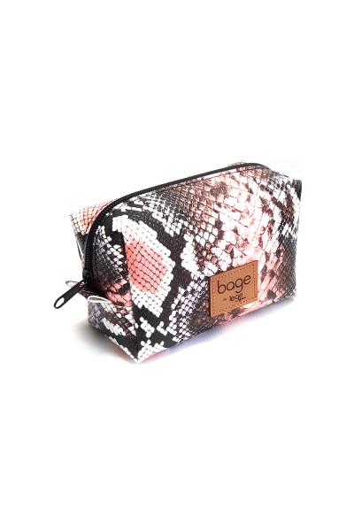 Ege Online Bage Desenli Deri Makyaj Toka Aksesuar Çantası Ege Online Bage Desenli Deri Makyaj Toka Aksesuar Çantası