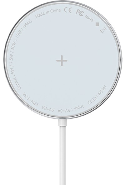 ROCK W33 CD12 Mini Manyetik 9V Kablosuz Wireless Şarj ROCK W33 CD12 Mini Manyetik 9V Kablosuz Wireless Şarj