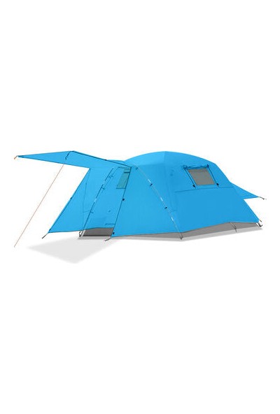 Tooca Ekranlı 4 Kişilik Kamp Çadırı Oda Barınakları Sundurma Çift Katmanlı Suya Dayanıklı Kamp Çadırı (Yurt Dışından)