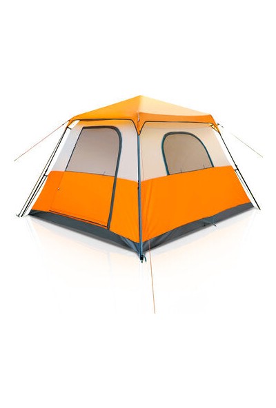 Tooca Top Rainfly ile 6 Kişilik Kamp Çadırları Hava Kampları Için Otomatik Çadır Kurulumu (Yurt Dışından)