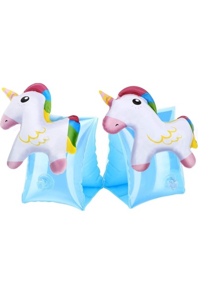Real Me Çocuklar Için (3-6 Yaş) Yüzme Spor Amaçlı Pvc Deniz Kollukları - Unicorn (Yurt Dışından)