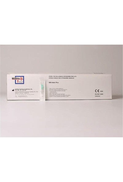 Berika Iğne Ucu Yeşil Kısa VETERİNER-100LÜ Berika Iğne Ucu Yeşil Kısa VETERİNER-100LÜ