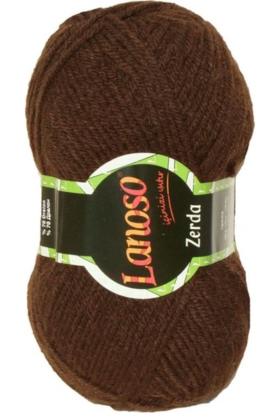 Lanoso Zerda Örgü Ipi %30 Alpaca %70 Dralon 175 mt 100 gr