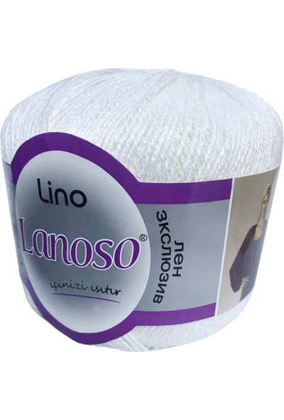 Lanoso Lino Örgü Ipi %50 Keten %50 Viskos 175 mt 50 gr Lanoso Lino Örgü Ipi %50 Keten %50 Viskos 175 mt 50 gr