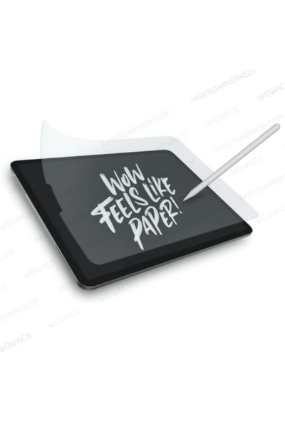 wowacs Apple iPad Pro 11 Inç 2021 (3.nesil) Uyumlu Paperlike Kağıt Hissi Yazım Çizim Ekran Koruyucu Film wowacs Apple iPad Pro 11 Inç 2021 (3.nesil) Uyumlu Paperlike Kağıt Hissi Yazım Çizim Ekran Koruyucu Film