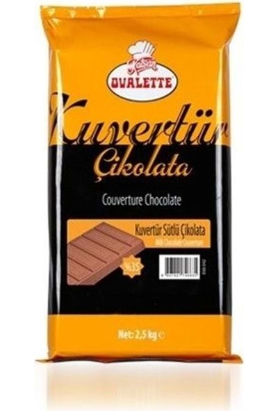 Ovalette Sütlü Kuvertür 2,5 kg