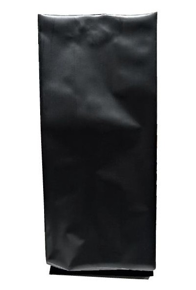 Kolay Ambalaj Siyah Mat Alüminyum Yan Körüklü Torba 10X25+3 cm