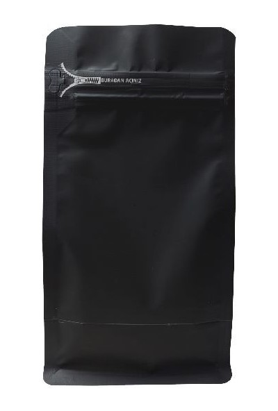 Kolay Ambalaj Siyah Flat Bottom Burdan Aç Kilitli Torba 11X21+4 cm Kolay Ambalaj Siyah Flat Bottom Burdan Aç Kilitli Torba 11X21+4 cm