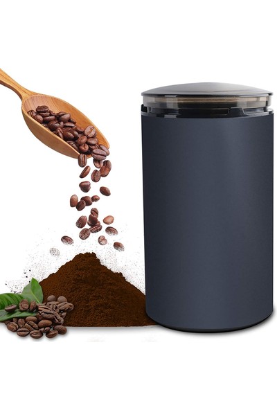 Elektrikli Kahve Öğütücü, Paslanmaz Çelik Bıçaklı ve Kaseli Baharat Öğütücü, Tek Dokunuşla Kontrollü Kahve Çekirdeği Öğütücü Abd Plug