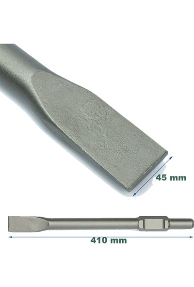 Proter 30 x 45 x 410 Hex Kırıcı Keski Altıgen