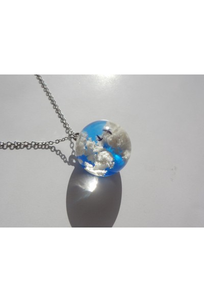 Berna Gökyüzü Kolye Orta Boy