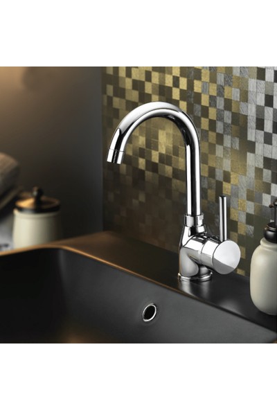 Baymera Lara Mix Lavabo Bataryası (A033) Baymera Lara Mix Lavabo Bataryası (A033)