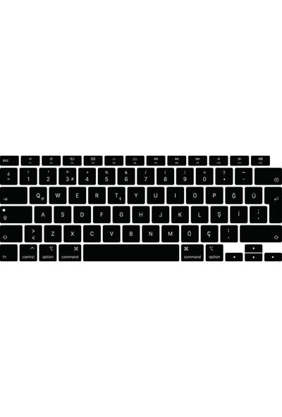 Arabulalaca Macbook Air 13 Inç 2020 A2337 M1 Işlemcili Türkçe Q Silikon Klavye Koruyucu Arabulalaca Macbook Air 13 Inç 2020 A2337 M1 Işlemcili Türkçe Q Silikon Klavye Koruyucu