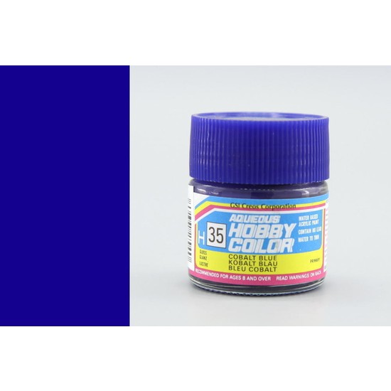 Mr Hobby Gunze H035 10 Ml. Cobalt Blue, Aqueous Serisi Maket Fiyatı