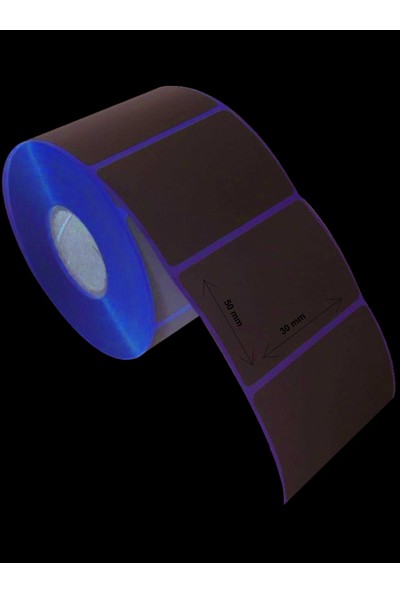 50X30 mm 1000 Sarımlı Ecotermal Etiket 50X30 mm 1000 Sarımlı Ecotermal Etiket