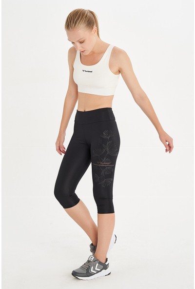 Hummel 931397-2001 Yüksek Bel Normal Kalıp Baskılı Siyah Kadın Tayt Hummel 931397-2001 Yüksek Bel Normal Kalıp Baskılı Siyah Kadın Tayt